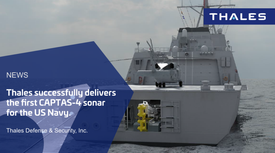 Thales Defense & Security Inc. (TDSI) Awarded DIU Contract for Family of Advanced Standard ...