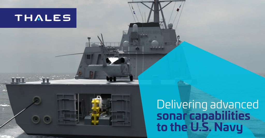 Thales successfully delivers the first CAPTAS-4 sonar for the US Navy ...